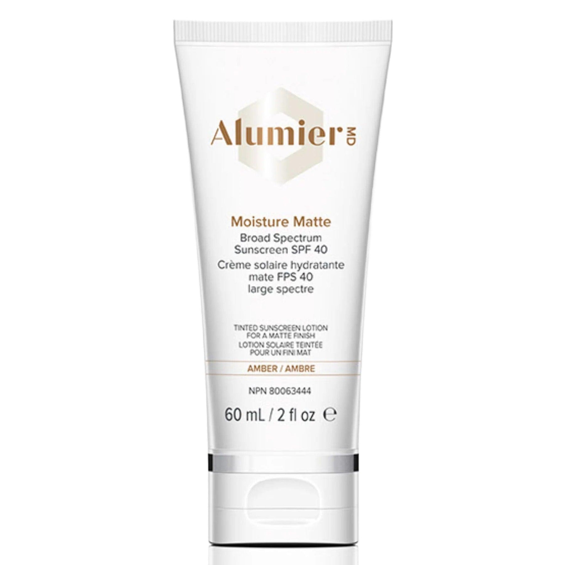 Alumier MD Moisture Matte Broad Spectrum Sunscreen SPF40 Amber – The ...