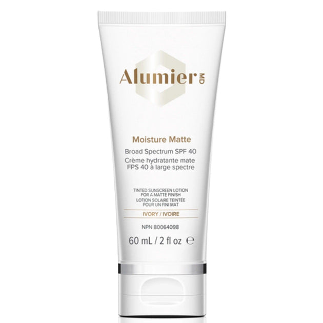 Alumier MD Moisture Matte Broad Spectrum Sunscreen SPF40 Ivory – The ...